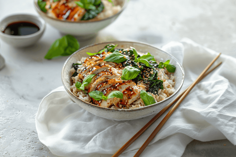 Asian Mizuna and Basil Chicken Stir-Fry – Bloom Ranch