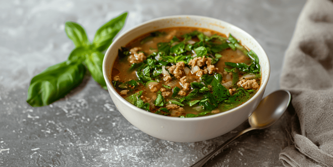 Spicy Pork and Mustard Greens Soup – Bloom Ranch